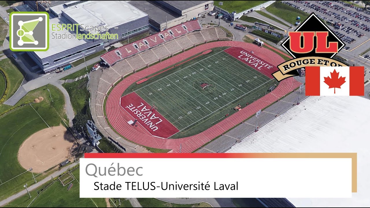 Stade TELUS-Université Laval (Québec) Université Laval 2016 - YouTube