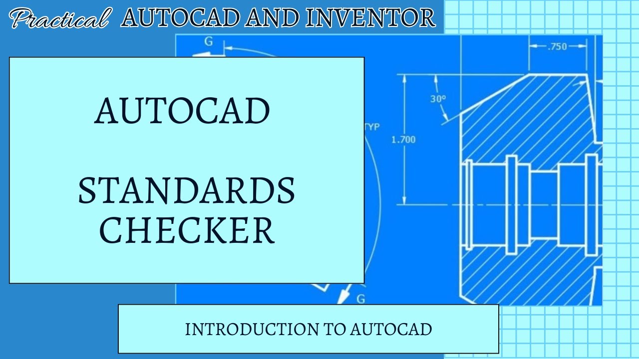 AutoCAD Standards Checker - YouTube