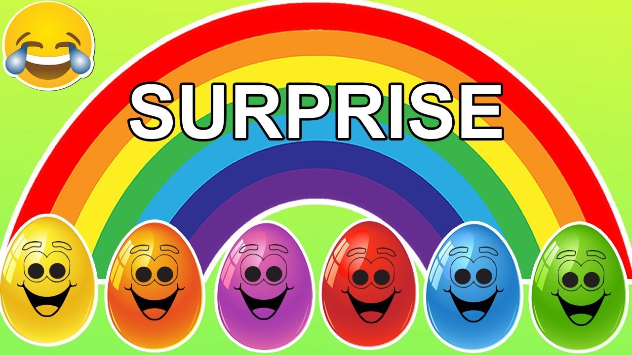 Learn Colours With Surprise Eggs & a Skittles Rainbow Surprise Part 1 ...