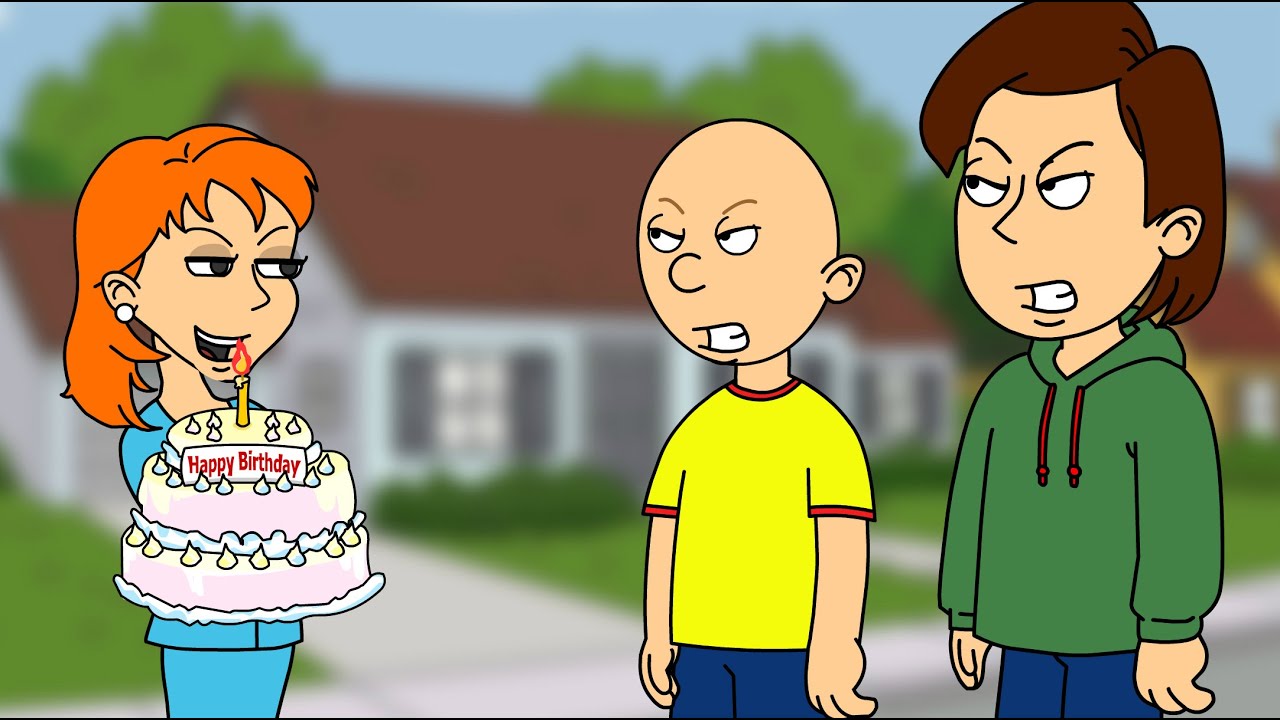 Rosie Steals Caillou's Birthday Cake/Grounded - YouTube