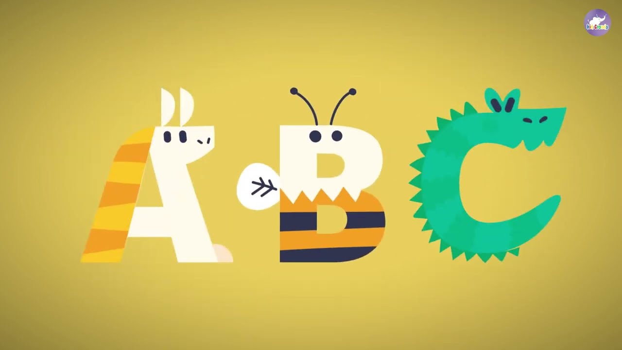 ABC Song with Animals | Kid Croods Nursery Rhymes & Animal Songs ...