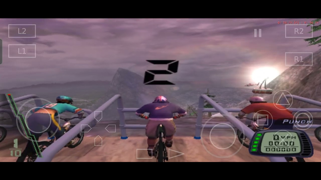 Downhill Domination ps2 AetherSX2 - YouTube