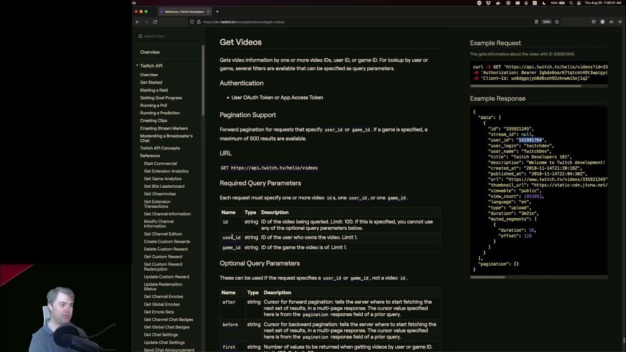 Highlight: Creating an Axum server to serve JSON part 3 - YouTube