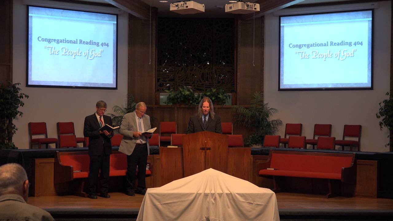 Congregational Reading - The People of God - Dr. Dorian Houser ...
