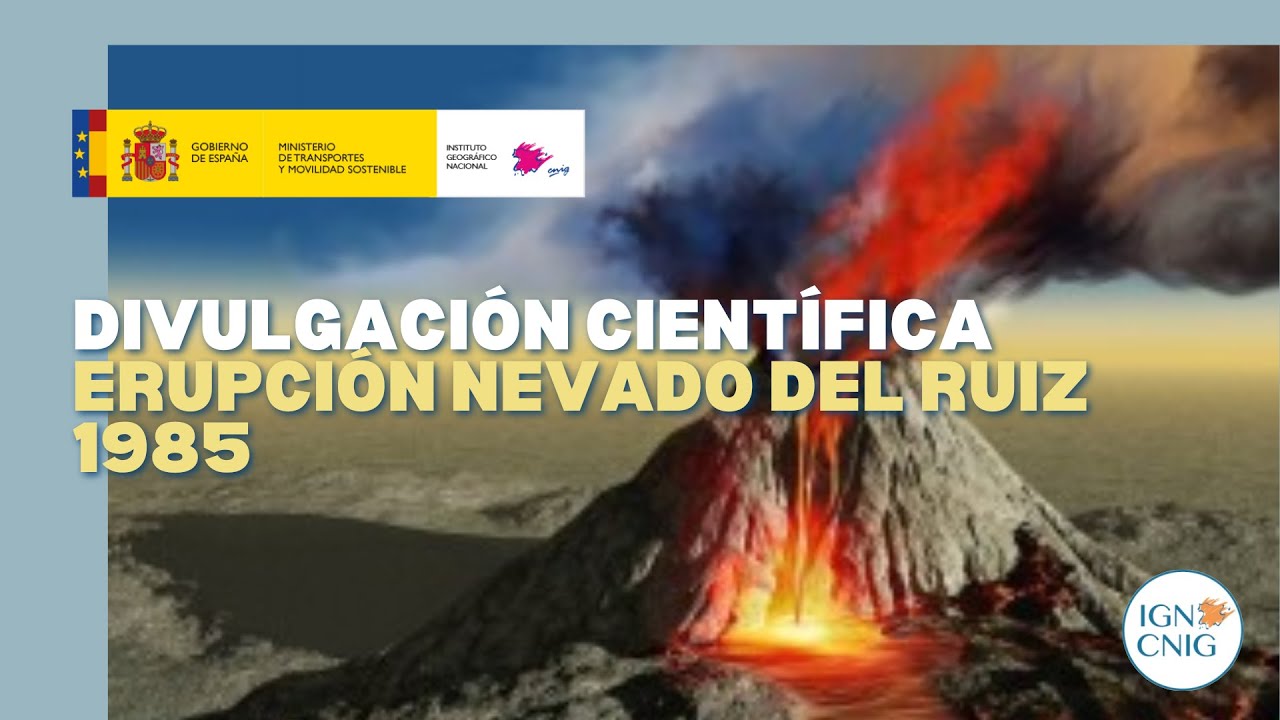 Erupción Nevado del Ruiz 1985 – Instituto Geográfico Nacional - YouTube