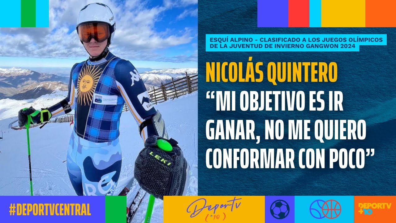 Entrevista con Nicolás Quintero, clasificado a los JJOO de la Juventud ...