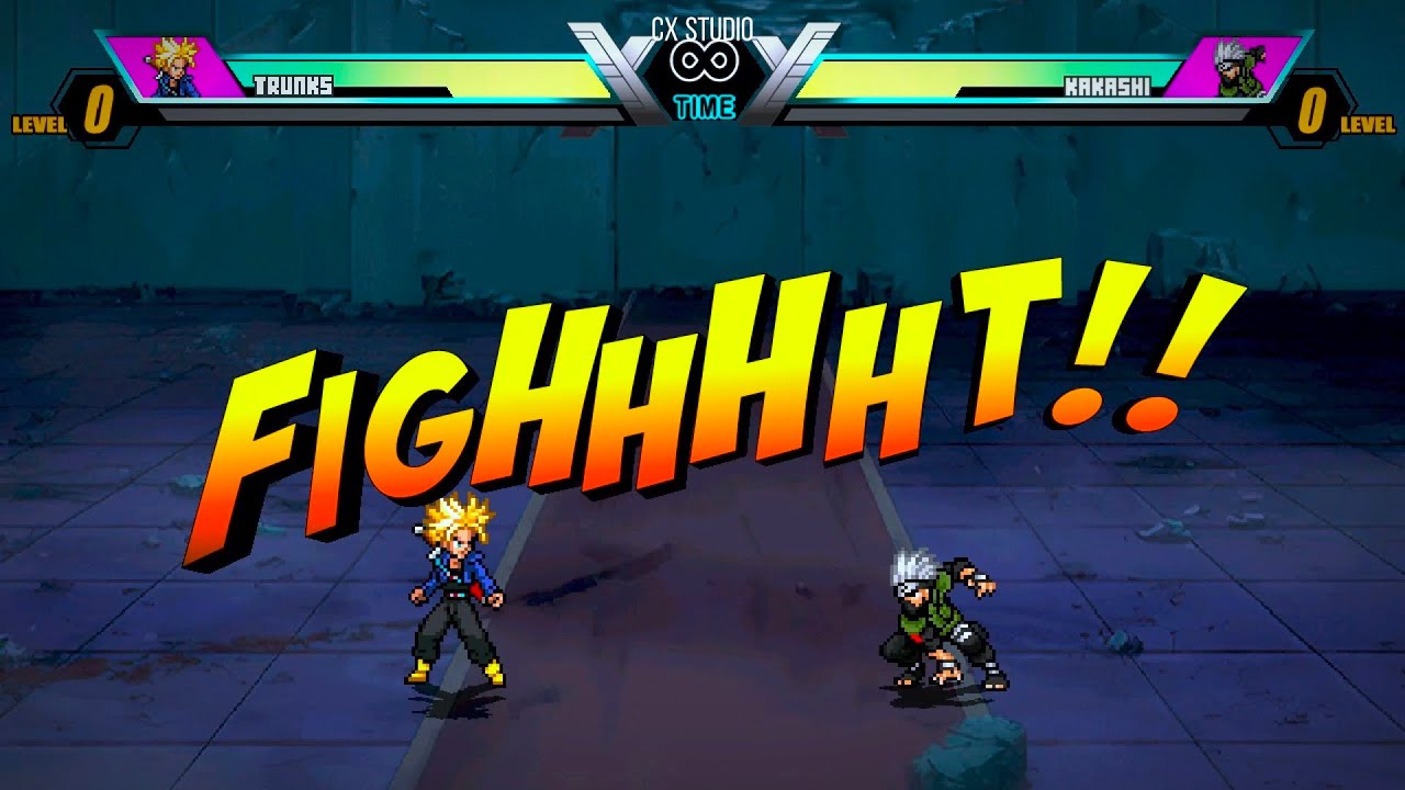 DRAGON BALL Z Trunks VS NARUTO Kakashi 龙珠Z 特兰克斯 VS 火影忍者 卡卡西 Jump Force ...