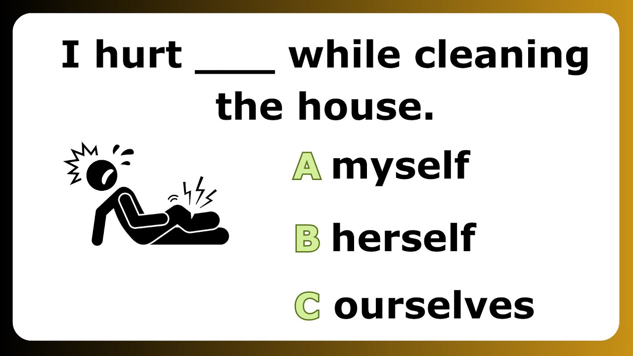 Myself, Themselves, Himself, Herself Quiz | Essential English Grammar ...