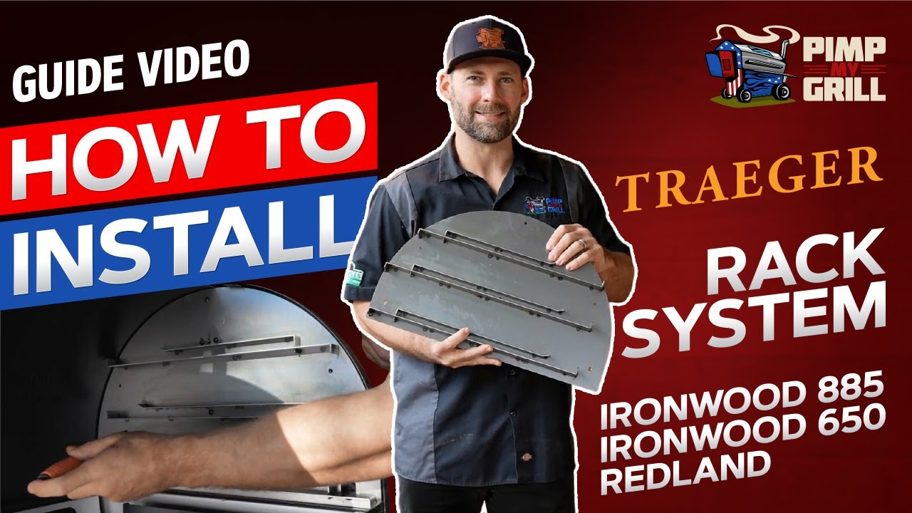Ironwood 885 / 650 / Redland Traeger | Pimp My Grill Grate Rack System ...
