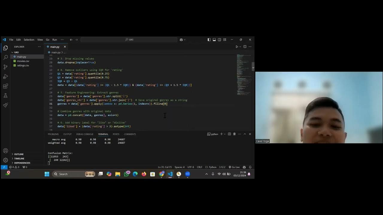 Pengembangan Sistem Rekomendasi Film Menggunakan Metode SVM | Part 2 - YouTube