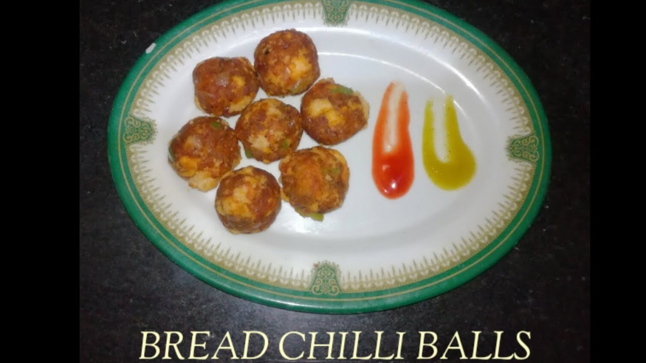 ||Bread chilli balls..|| Easy snacks recipe - YouTube