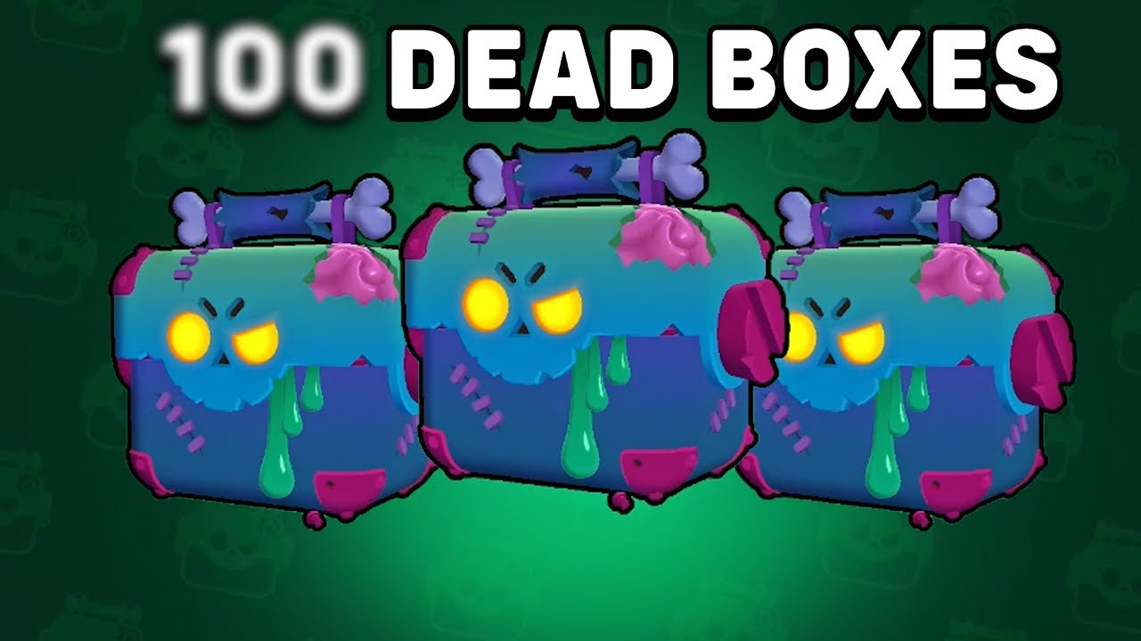 DEAD BOXES HUGE OPENING | BRAWL STARS HALLOWEEN - YouTube