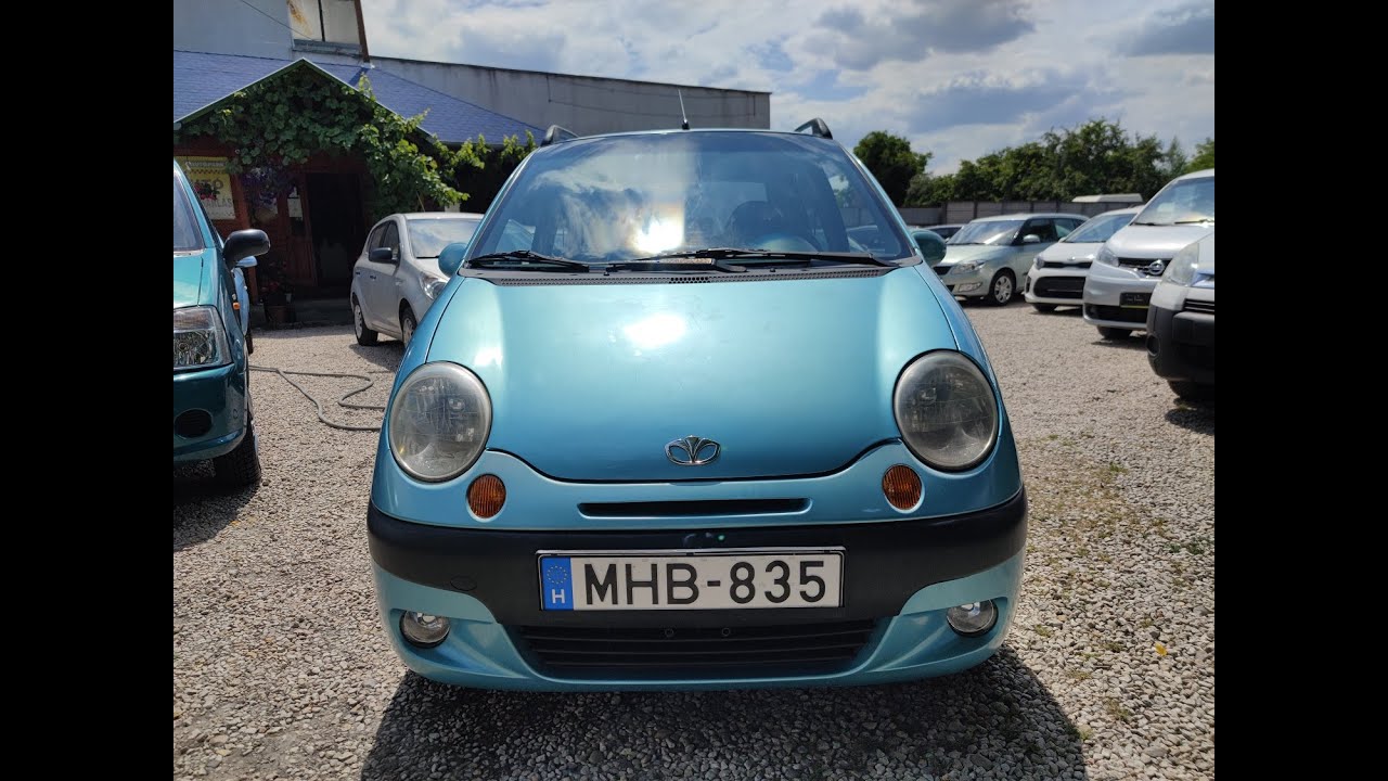 Daewoo Matiz 1.0 Teszt - Bemutató - Eladó - YouTube