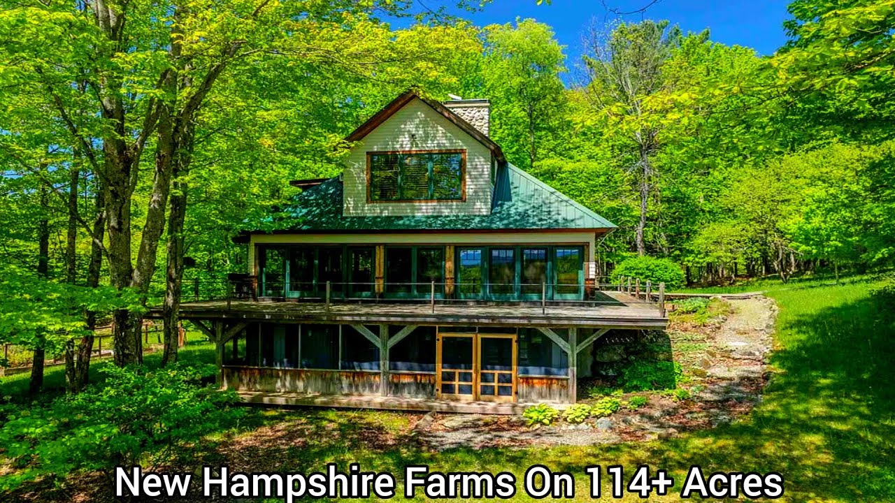 New Hampshire Farms On 114+ Acres | NH Real Estate | Barn Guest Cabins ...
