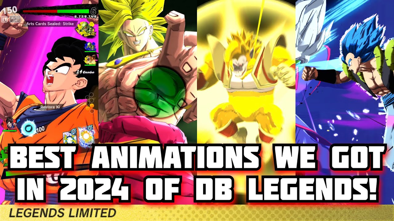 Best Animations We Got In 2024 In Dragon Ball Legends - YouTube