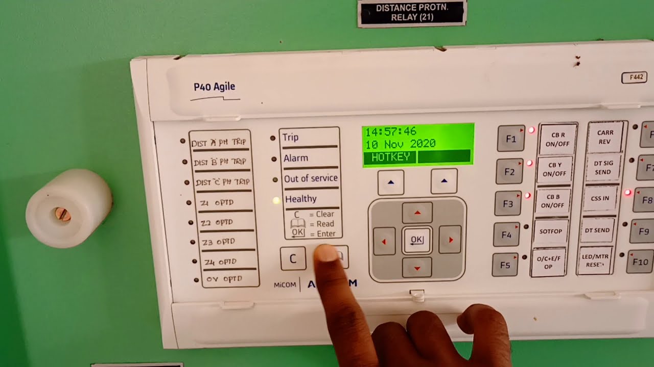 MICOM ALSTOM distance protection relay|how to read micom Alston ...