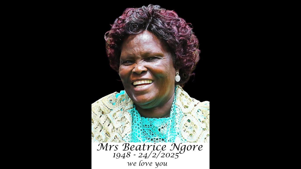 In Loving Memory Of Mrs Beatrice Ngore .....Sunrise:1948 Sunset:24/2 ...