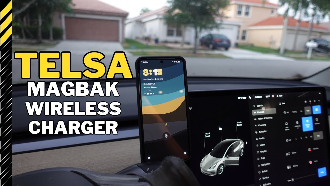 MagBak Wireless Charger | Tesla Model 3 & Y - YouTube