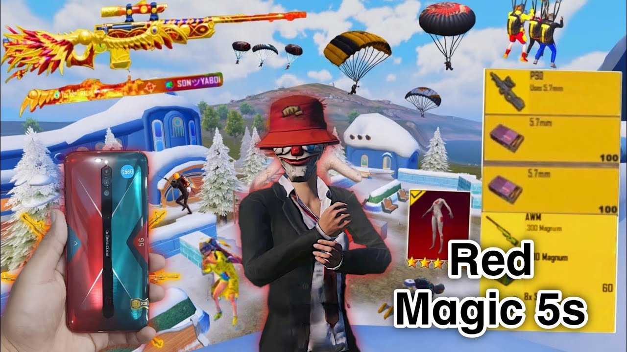 PUBG on Red Magic 5S 😍 | 144Hz Display & 90FPS Performance - YouTube