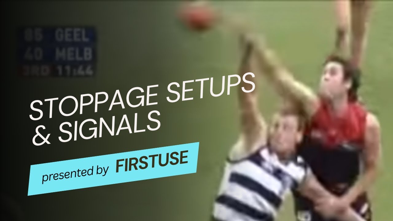 AFL Ruck Stoppage Signals - YouTube