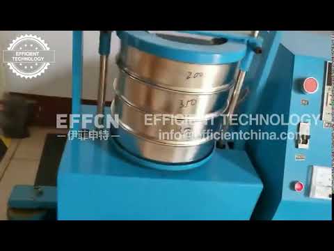 rotap sieve shaker for Particle size analysis - YouTube