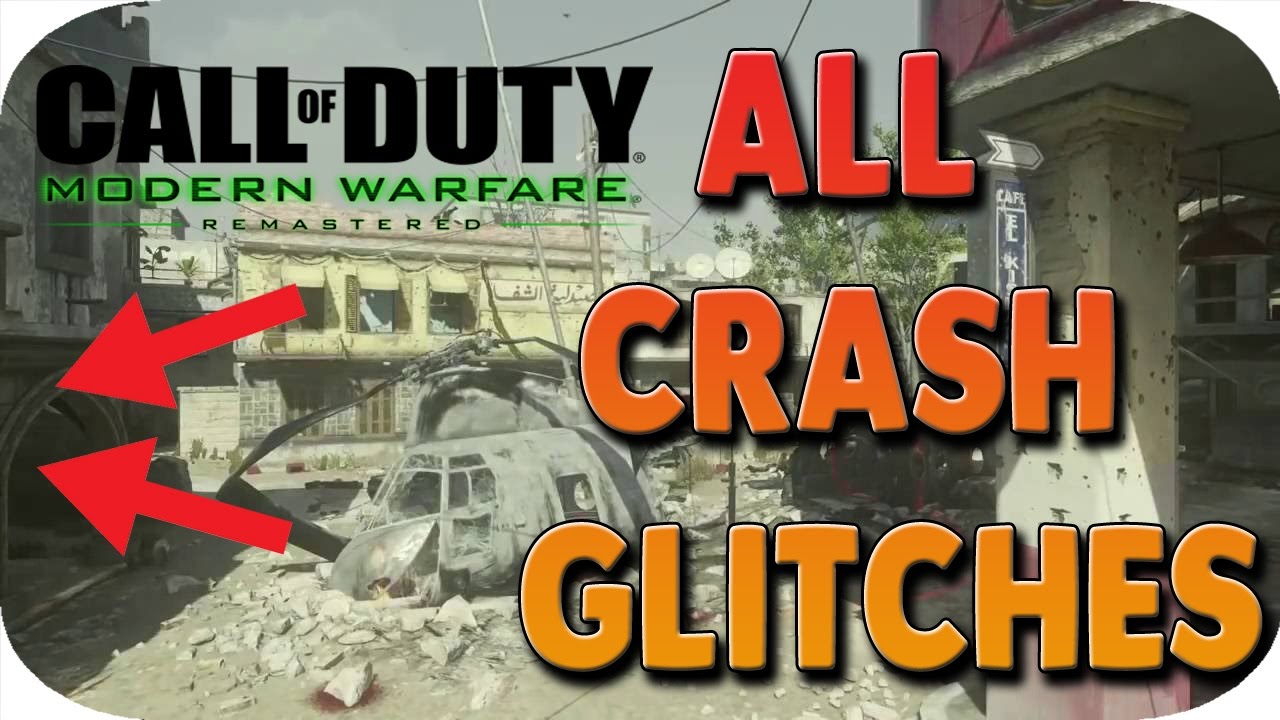 MWR "All Glitch spots on the map Crash!" (Modern Warfare Remastered ...