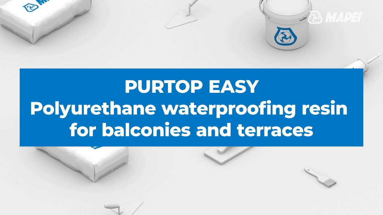 Purtop Easy Tutorial (4K) - Waterproofing Liquid Membrane - YouTube