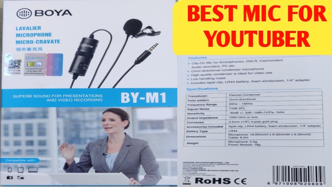 BOYA M1 MIC | BOYA MIC REVIEW | MIC UNBOXING FOR CREATER - YouTube