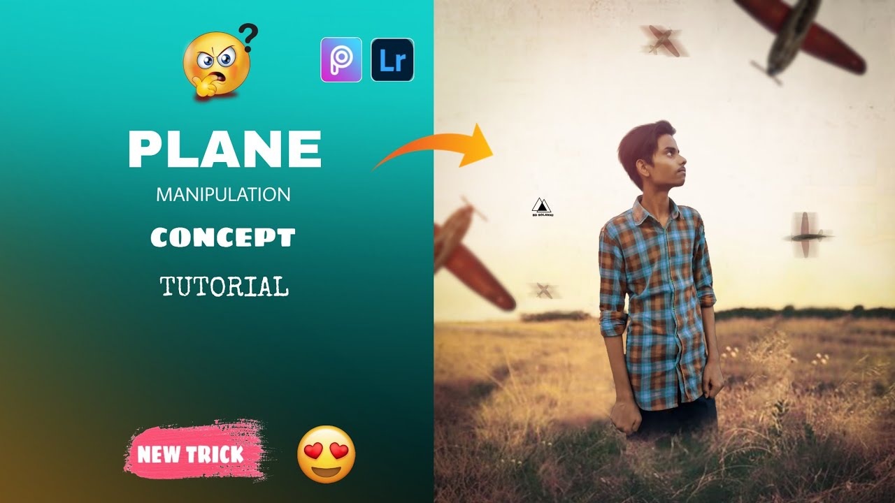 Plane photo editing - YouTube