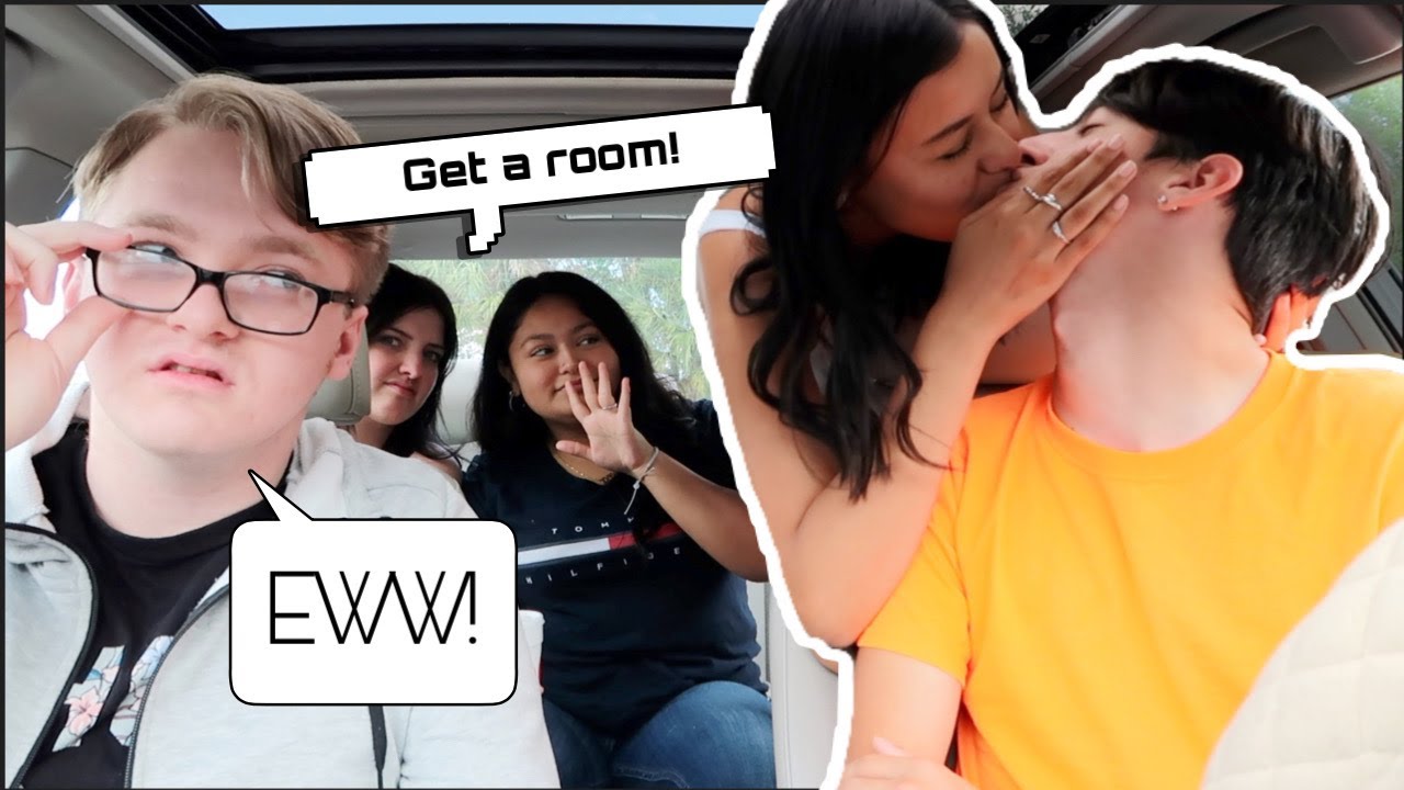 Being PDA In FRONT Of Our FRIENDS To See How They React... - YouTube