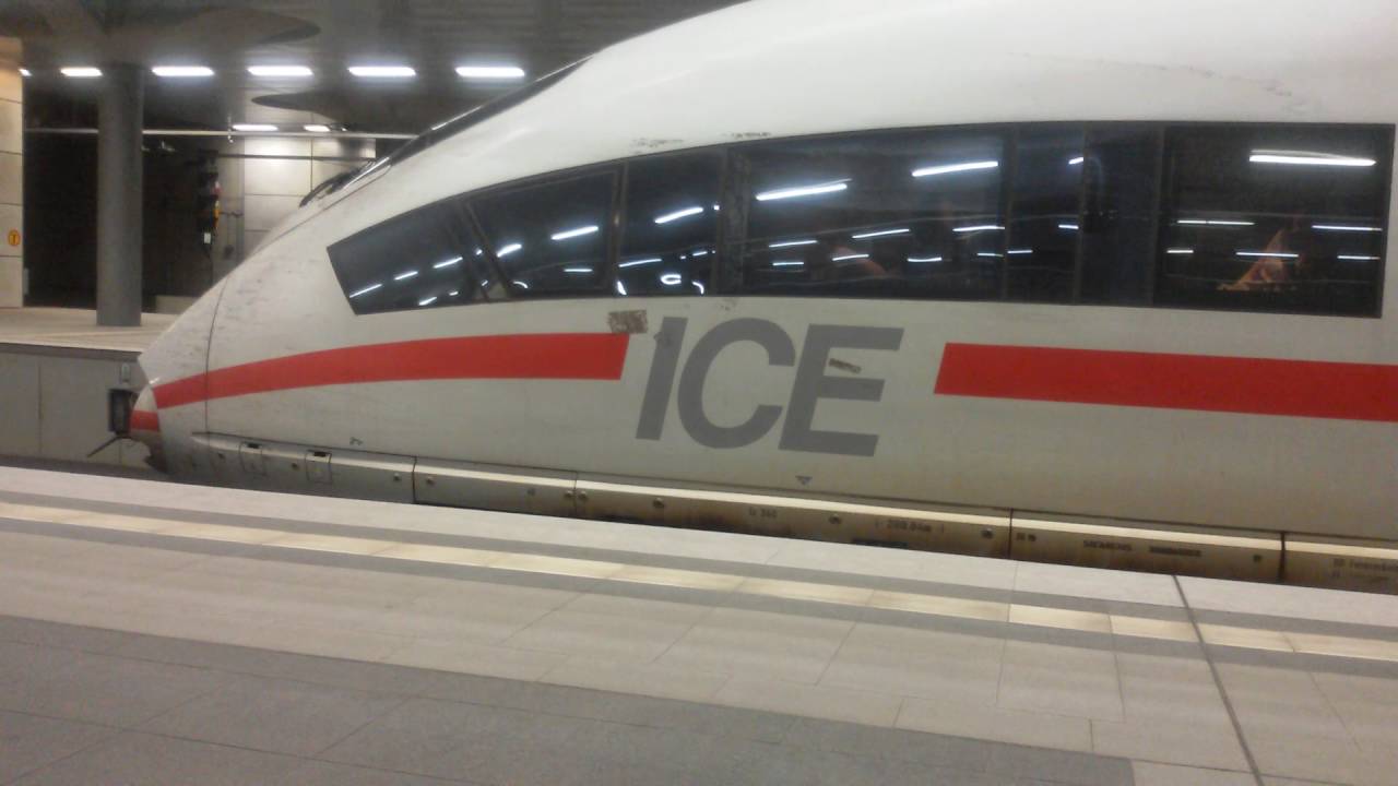 ICE 3 (ICE 856 mit ICE 1046) in Berlin Hbf (tief) | Ausfahrt - YouTube