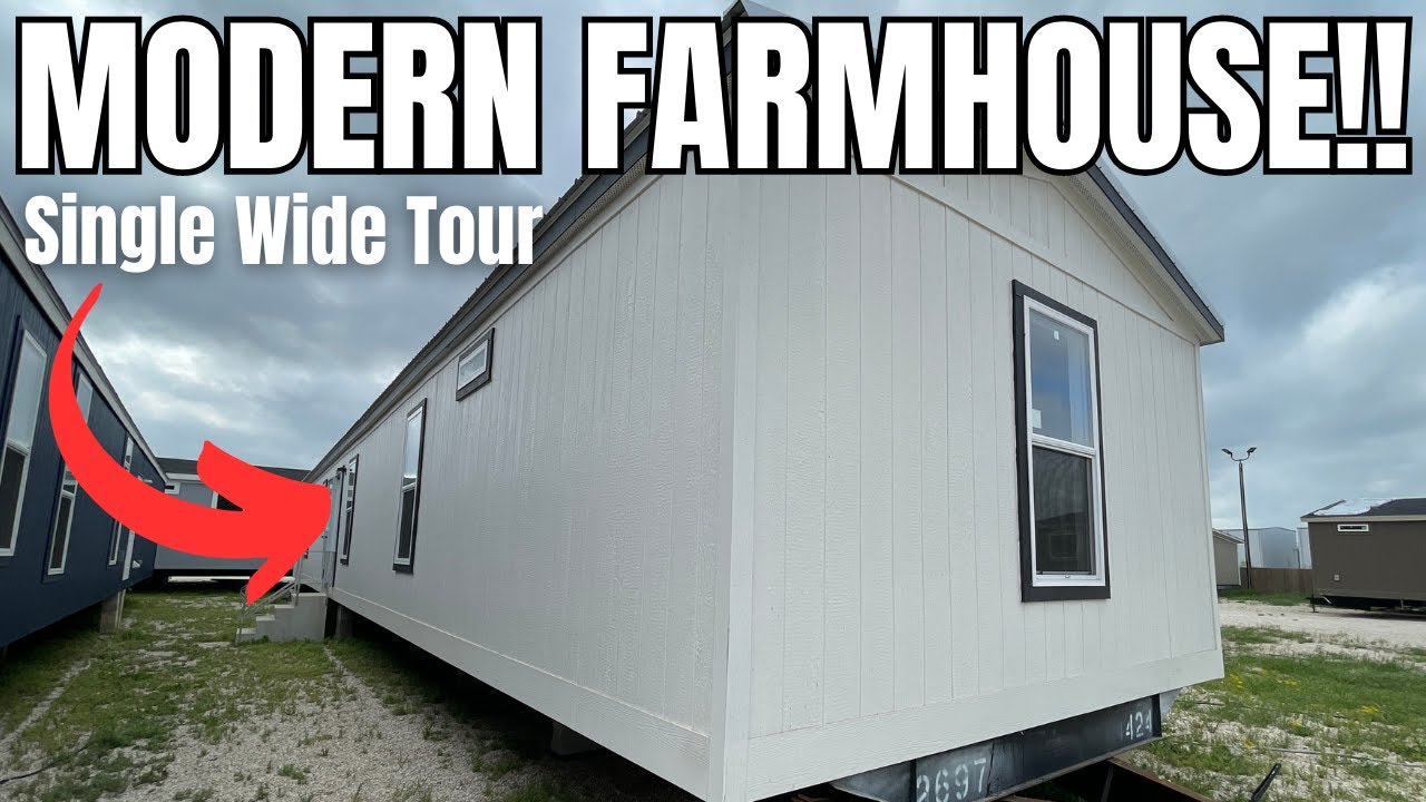 Affordable NEW "Modern Farmhouse" Style Mobile Home w/ SPACIOUS LAYOUT ...