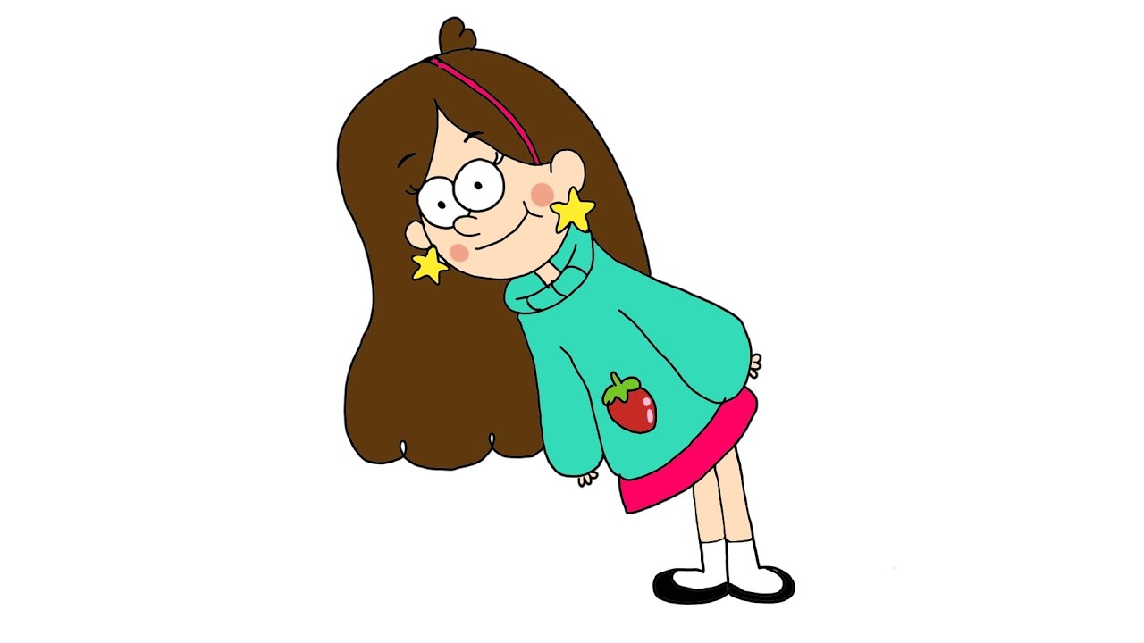 how to draw Mabel pines - YouTube