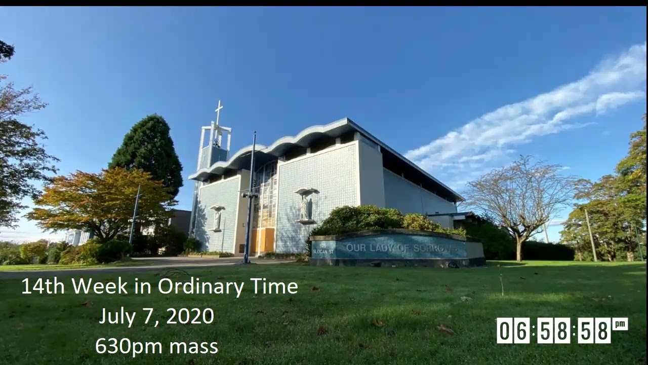 14th Week in Ordinary Time Wednesday 6:30pm - YouTube