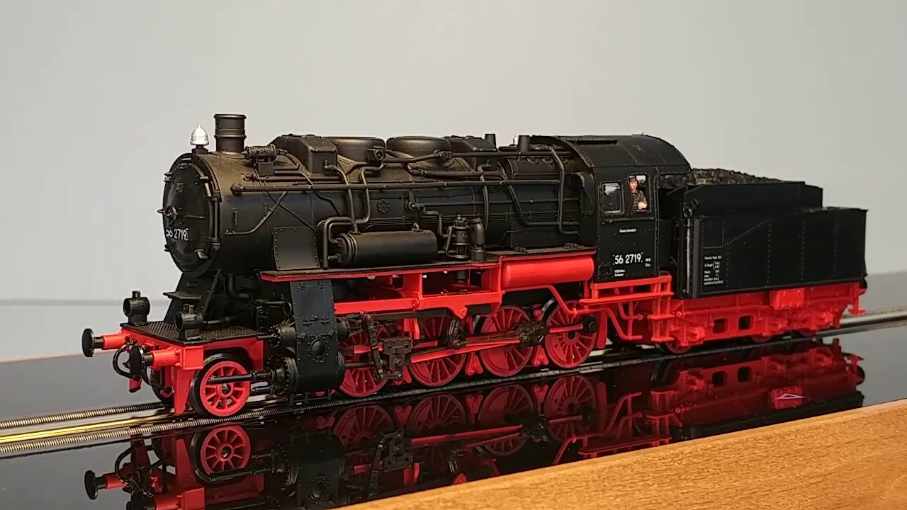 Baureihe 56 Gützold 28102 (BR 56 2719 DR) auf 10815 Fleischmann / Roco ...