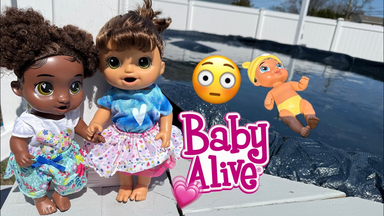 Baby Alive Olivia and Charlie's Spring Playdate | Pool Safety ...
