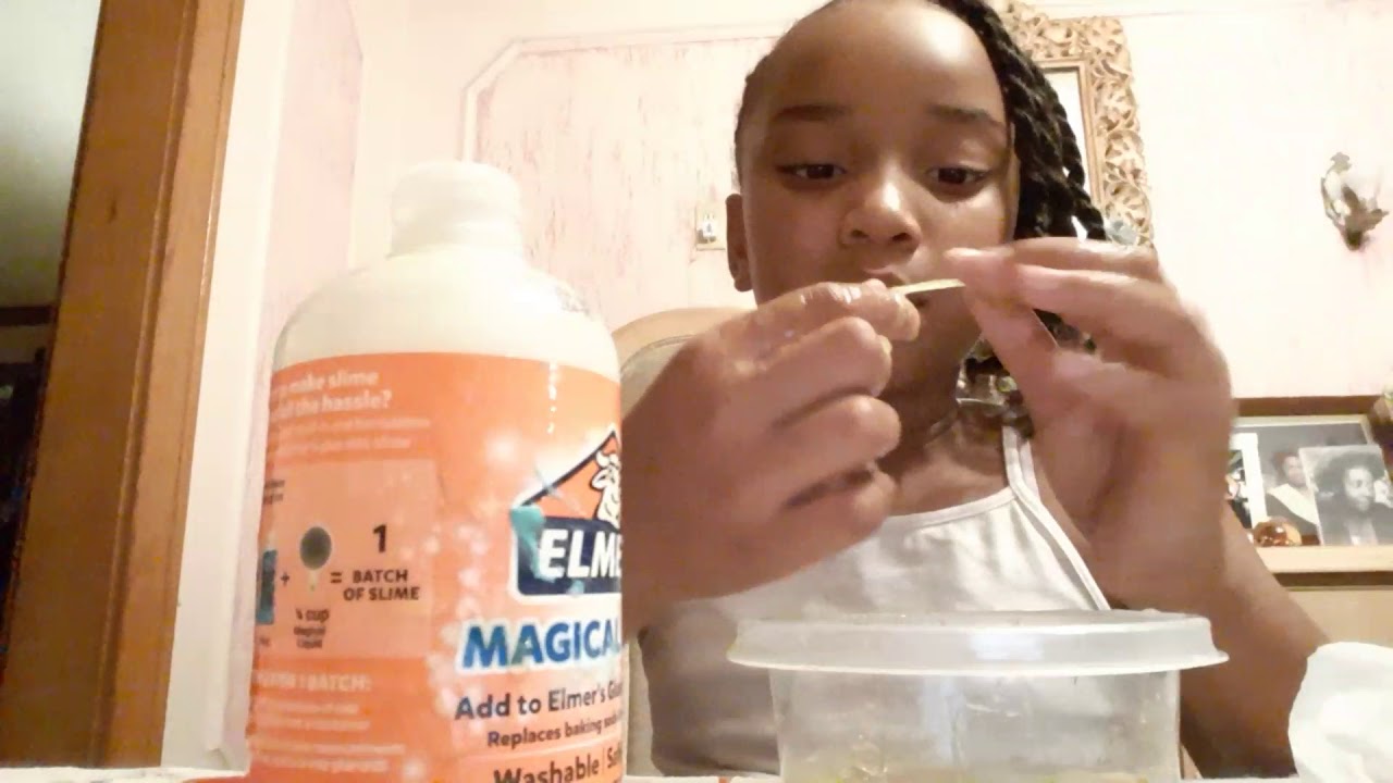 Making booger slime - YouTube
