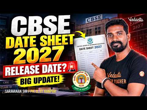 🚨 CBSE DATE SHEET 2027: BIG UPDATE! 😱 Release Date Finally Revealed? | Saravanan Sir