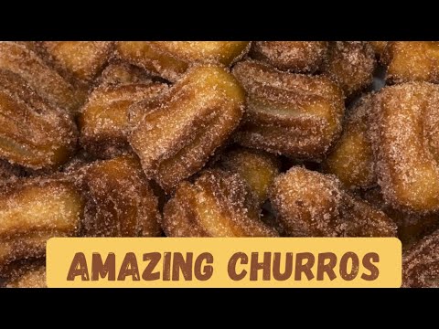 Best Authentic Mexico Churros Recipe. Sweet Crispy Delicious Mini ...