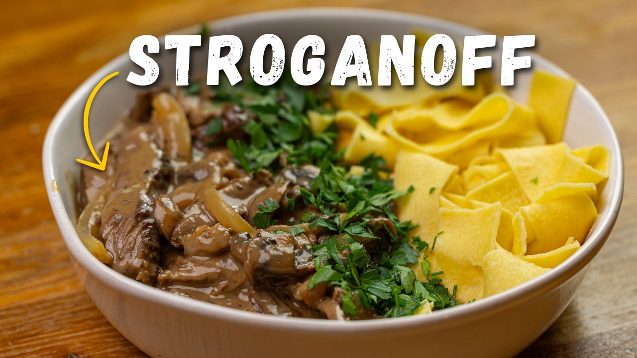 The Easy Trick to DELICIOUS Beef Stroganoff - YouTube
