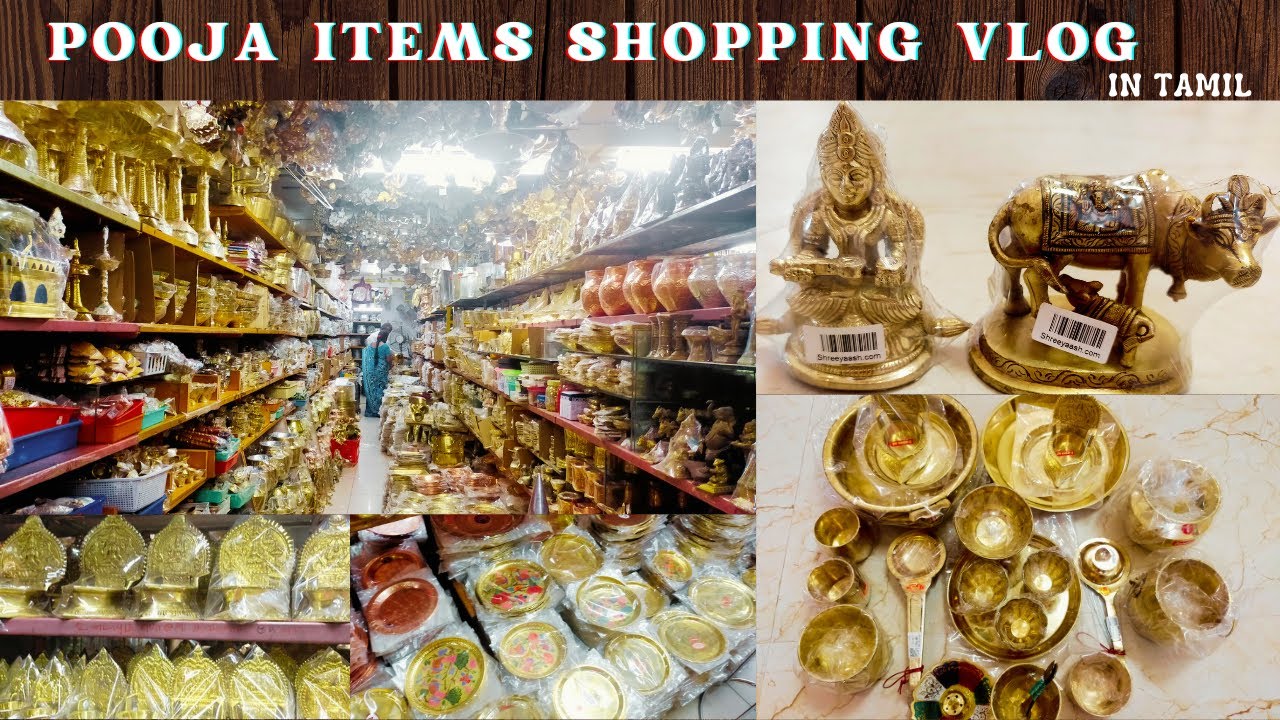 What I bought For My New Pooja Room | Pooja Items Shopping Vlog In ...