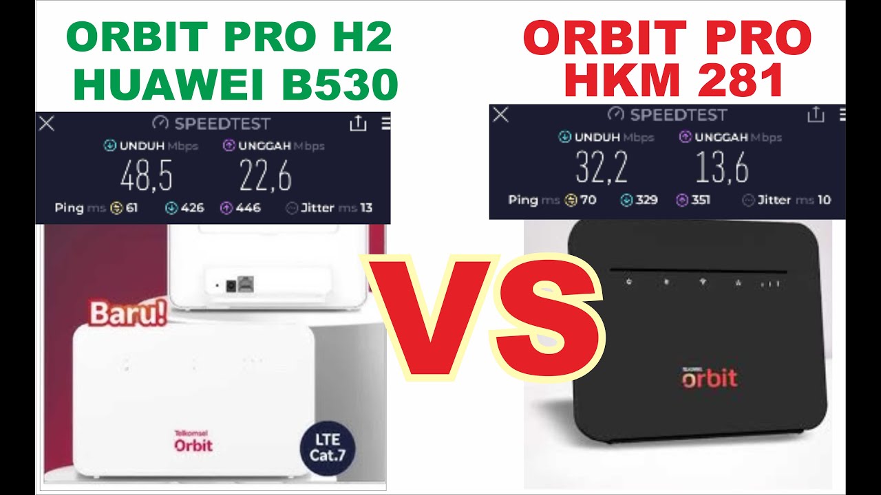 Orbit Pro H2 Huawei B530 vs Orbit Pro HKM 281 - YouTube