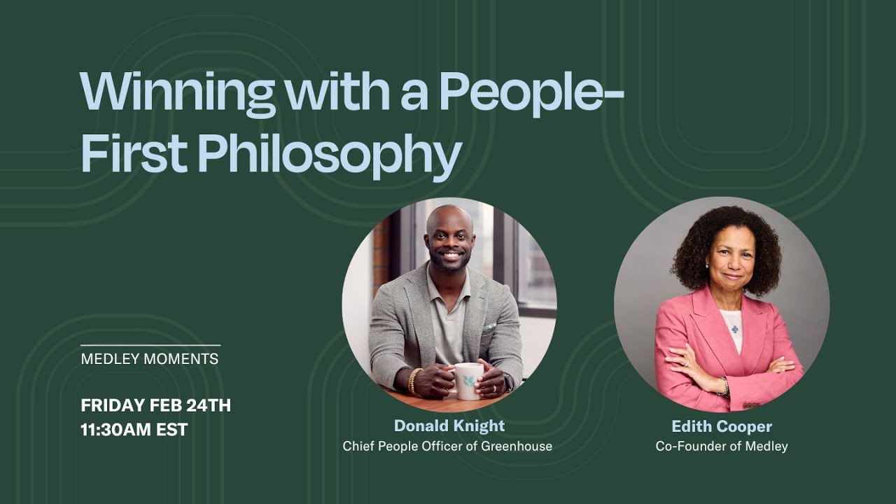 Medley Moments: Winning with a People First Philosophy - YouTube