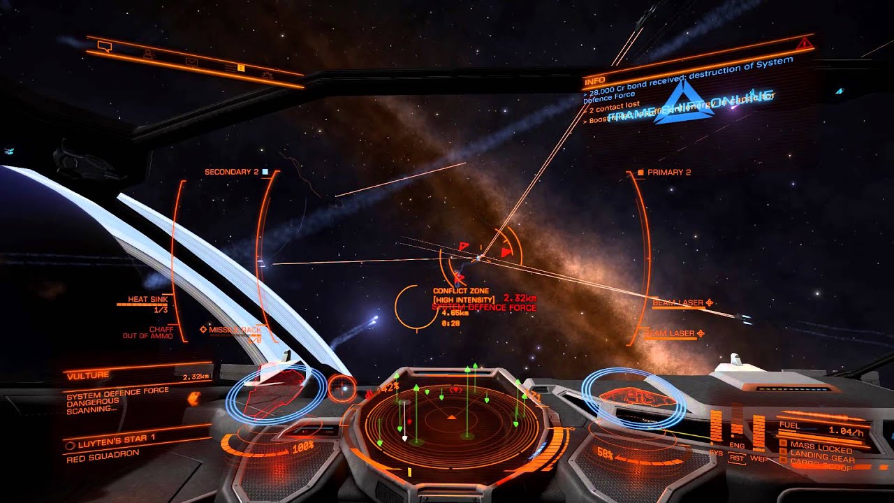 Elite Dangerous: Mercenary work in a Cobra MKIII - YouTube