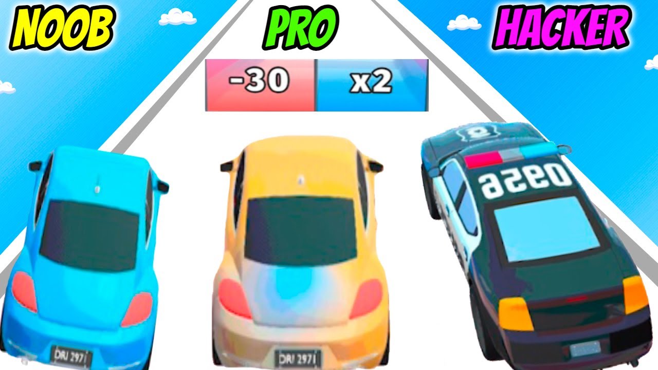 Car Pursuit - NOOB vs PRO vs HACKER - YouTube