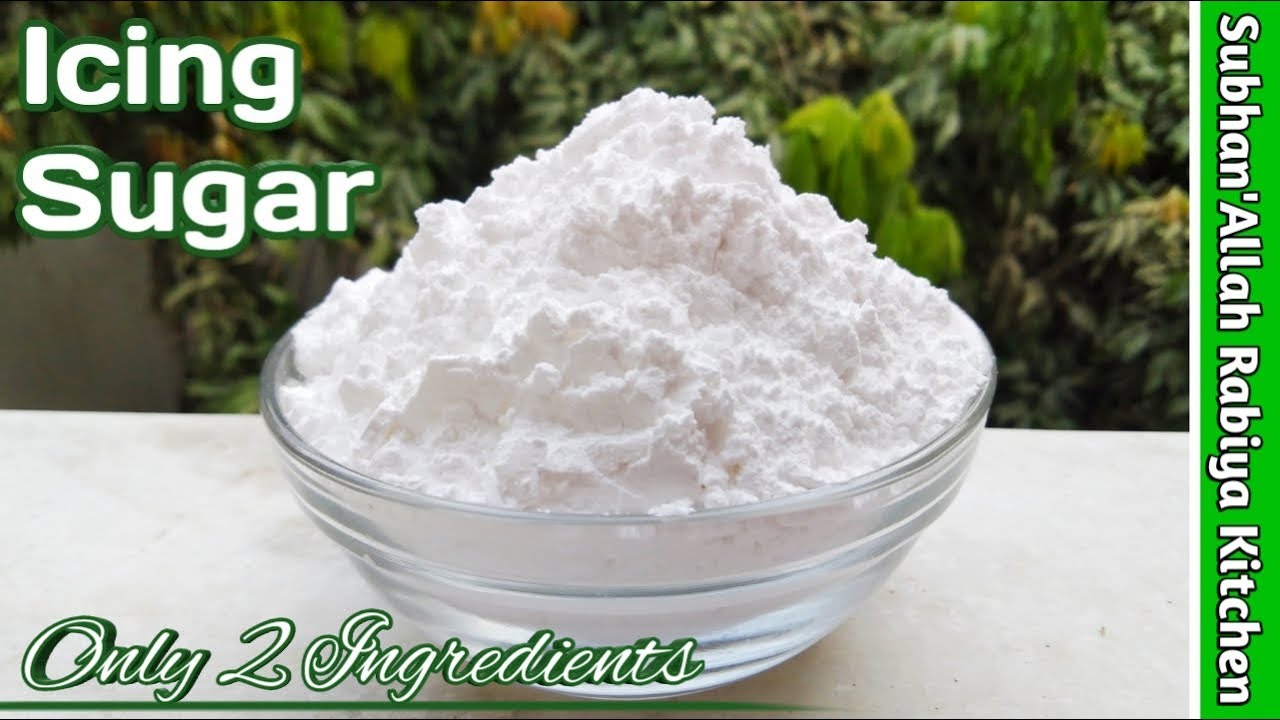 Icing Sugar Recipe In Hindi | How to make Icing Sugar at home | Subhan ...