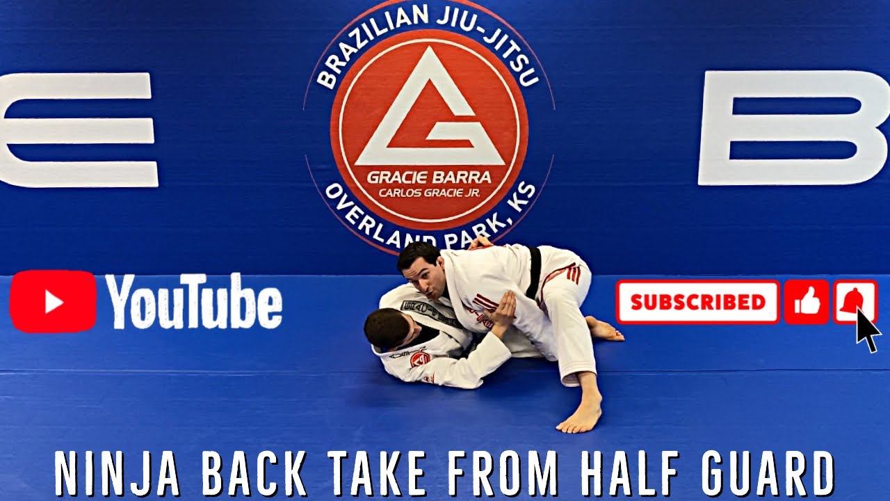 NINJA Back Take From Half Guard - YouTube