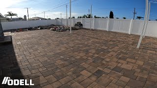 Huge Backyard Paver Patio Transformation! How to Install like a pro!