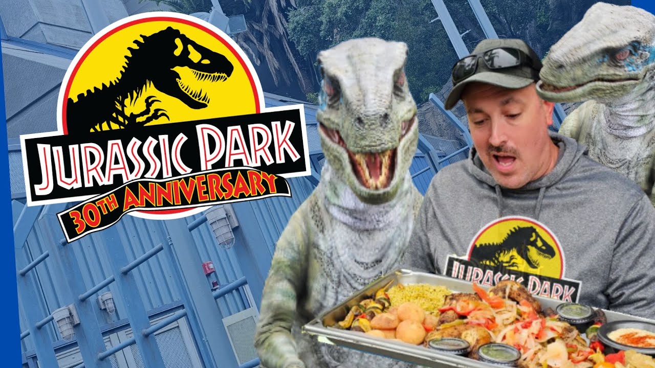 Universal Studios Hollywood | Jurassic Park 30th Anniversary | Food and ...