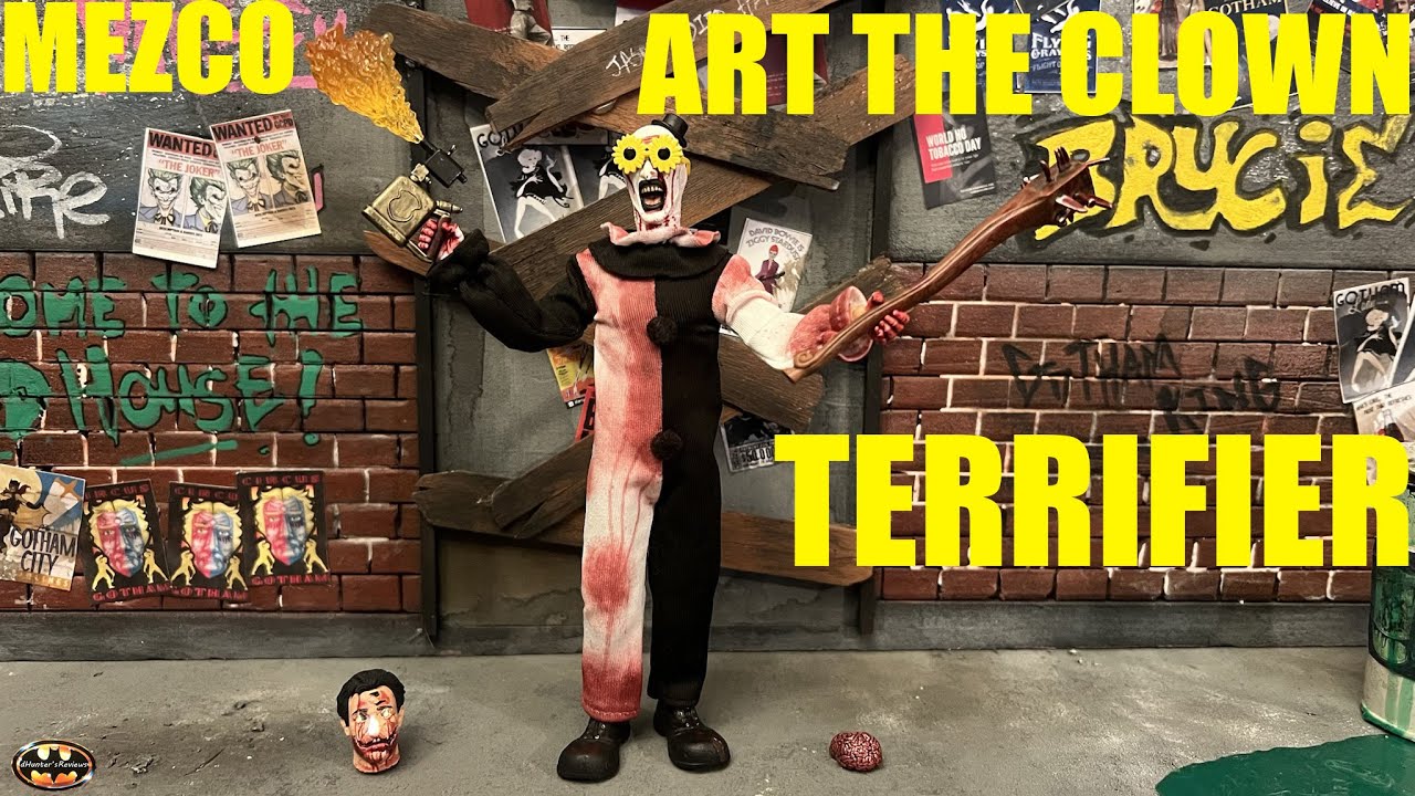 Mezco Terrifier Art The Clown 1:12 Collective Horror Action Figure ...